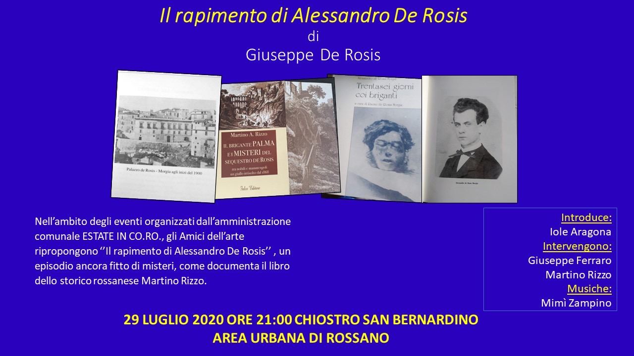 “Il Rapimento di Alessandro De Rosis” – Istituto per la storia del Risorgimento Italiano ...